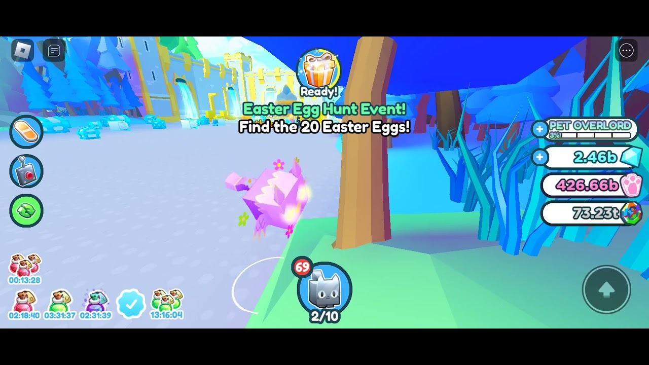 spring griffin atacando uma árvore no pet sim x - YouTube