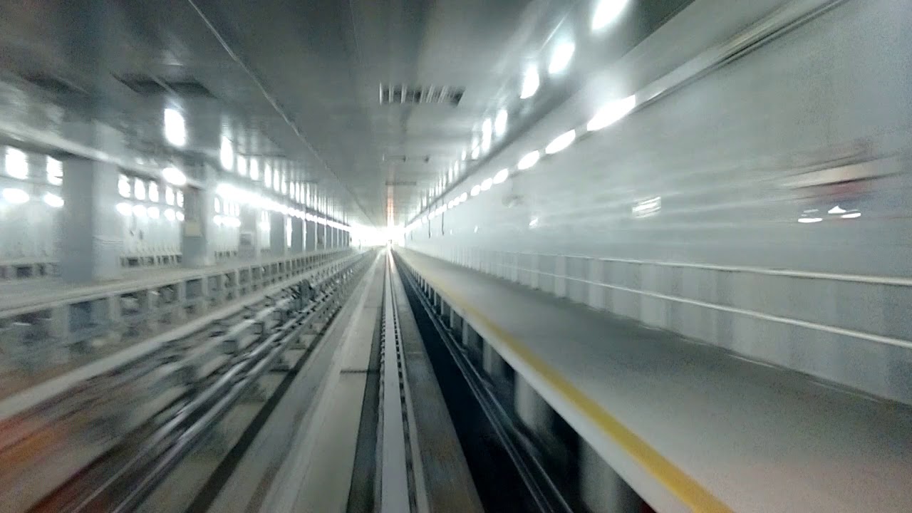 Inter terminal airport metro | Dubai airports | unmanned metro - YouTube