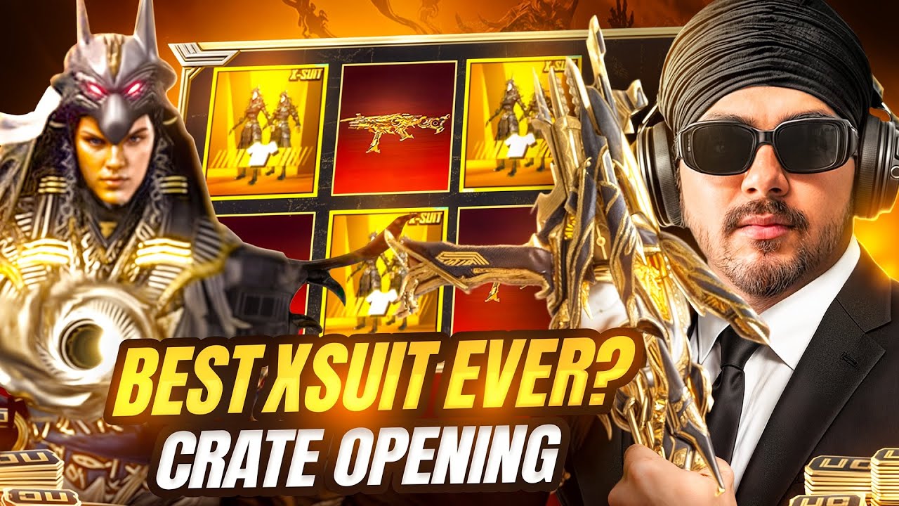 $69,000 UC 🔥BGMI NEW ANUKHRA X SUIT LUCKIEST CRATE OPENING + OLD X-SUIT ...