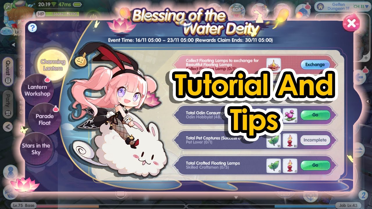 [ROX] Blessing of The Water Deity Event Tutorial and Tips | Ragnarok X ...