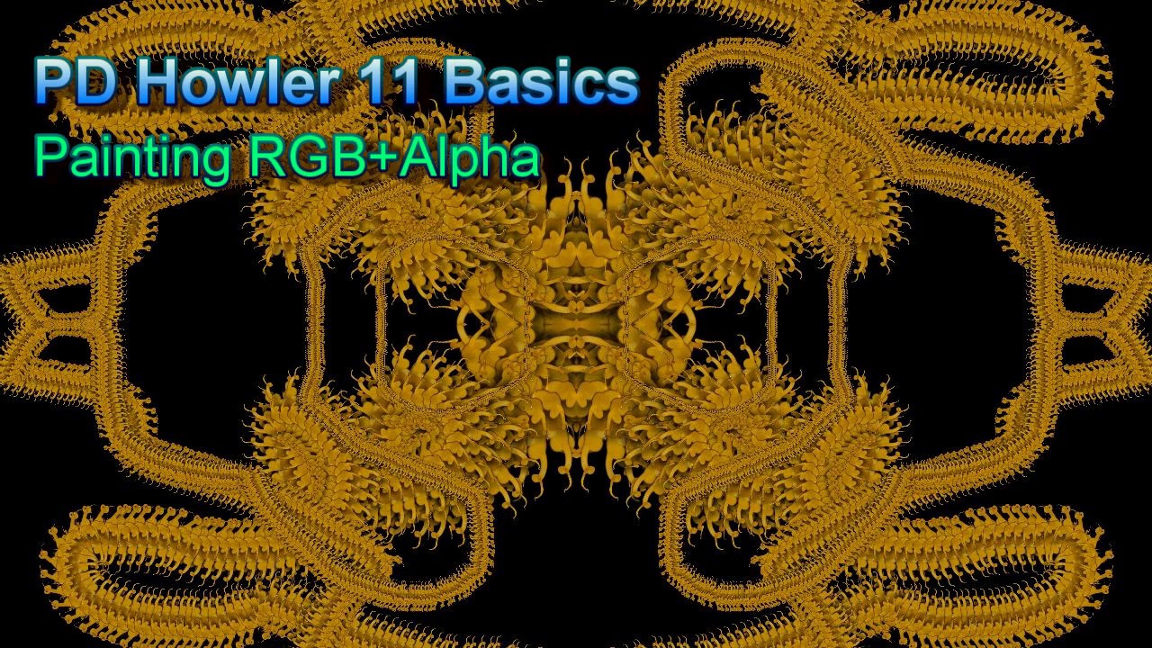 Paint on RGBA - adding selection to alpha with each brush stroke - YouTube
