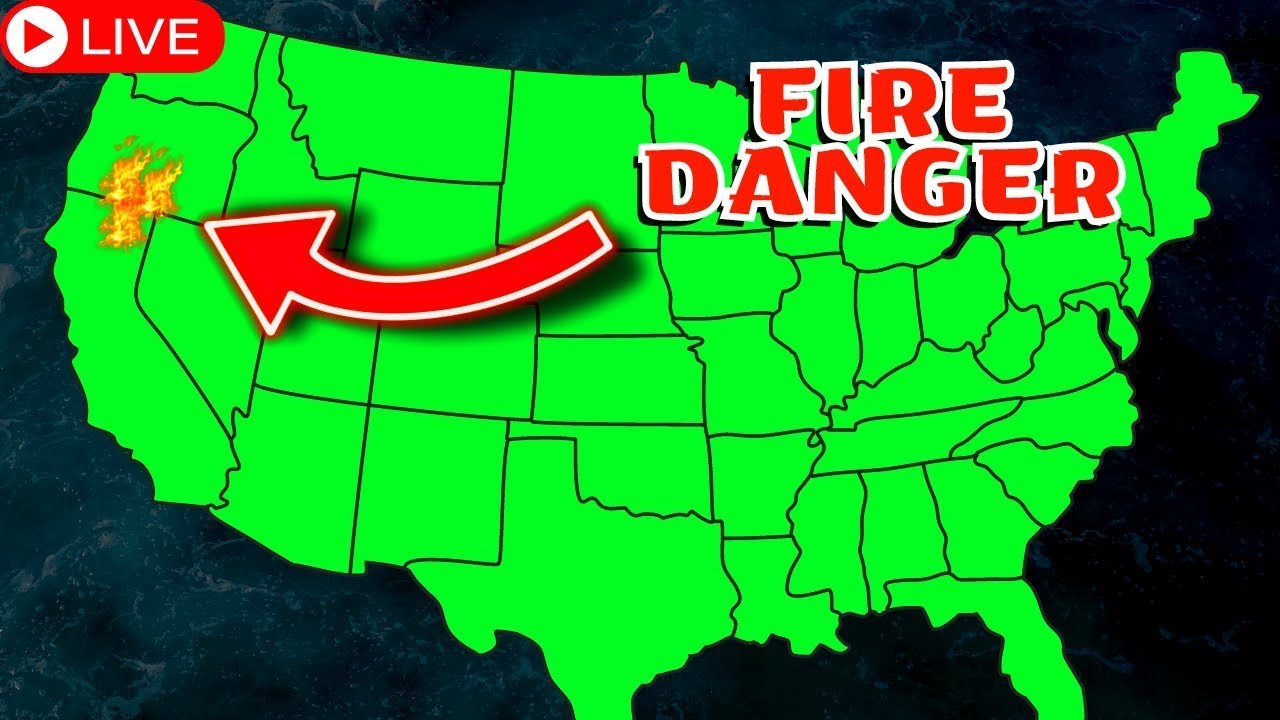 LIVE | CRITICAL Fire Danger In Californa, Oregon and Nevada! - YouTube