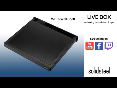 Solidsteel WS-5 | Wall-Shelf for Turntable | Unboxing, Tips & Overview ...