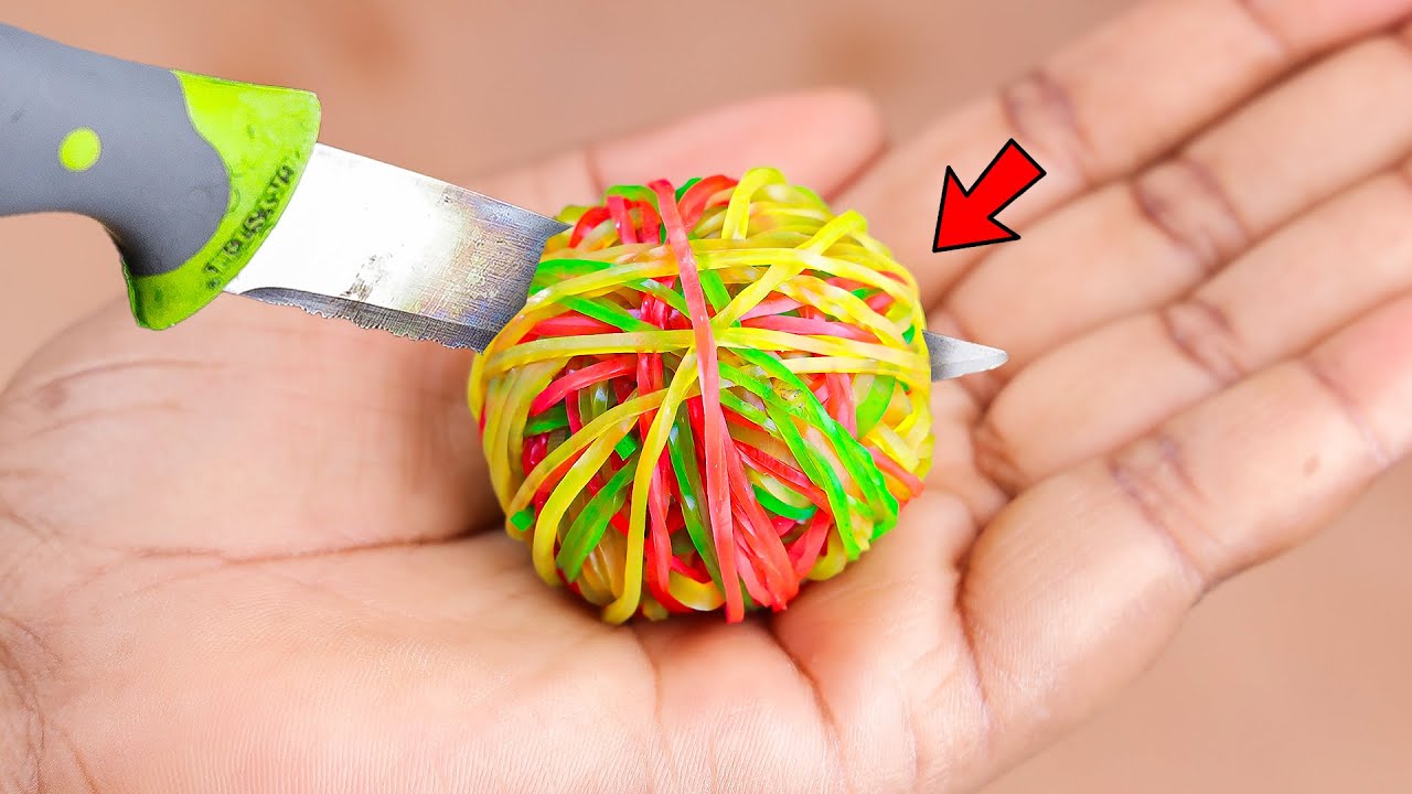 15 Amazing Rubber Band Hacks that Changed My Life! @Artkala - YouTube
