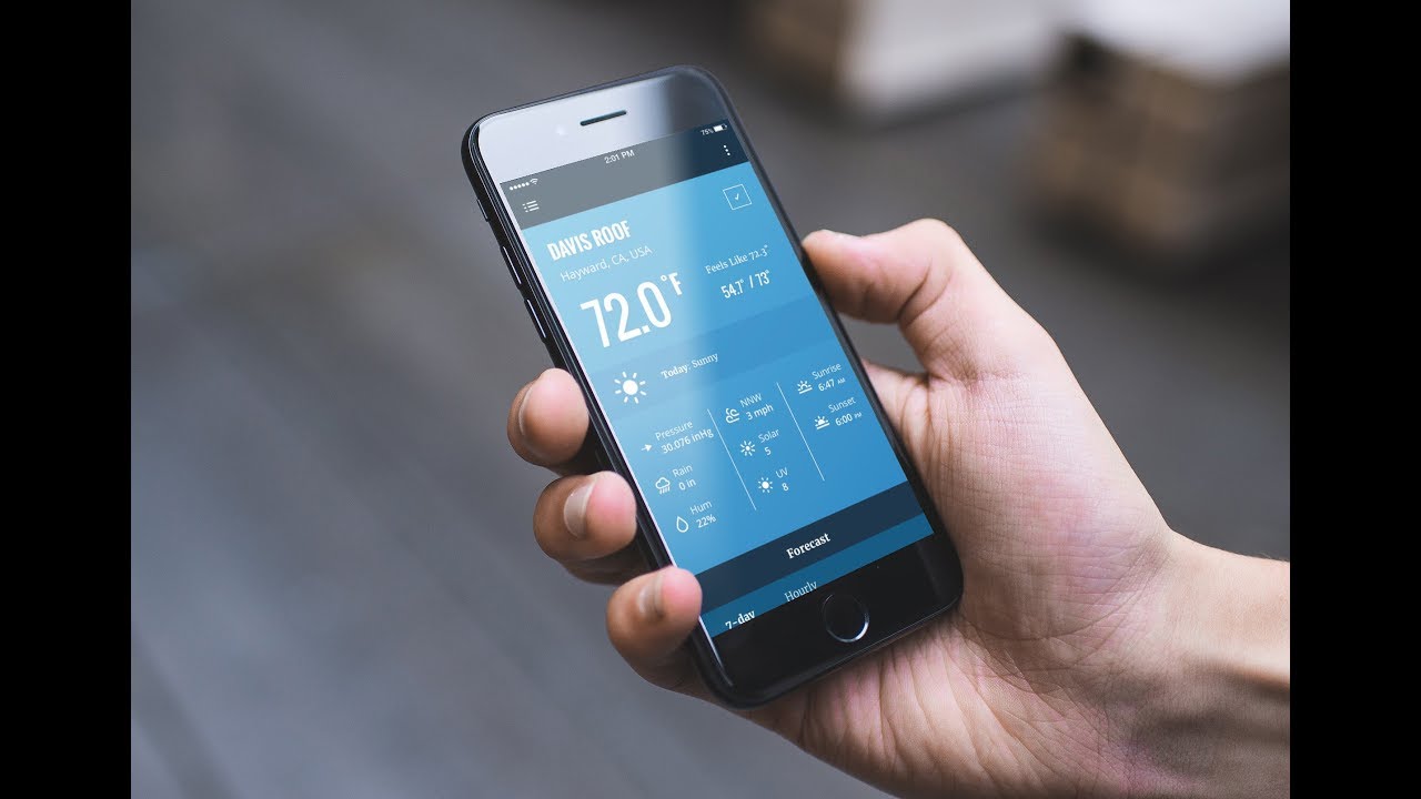 WeatherLink Mobile App Walkthrough - YouTube