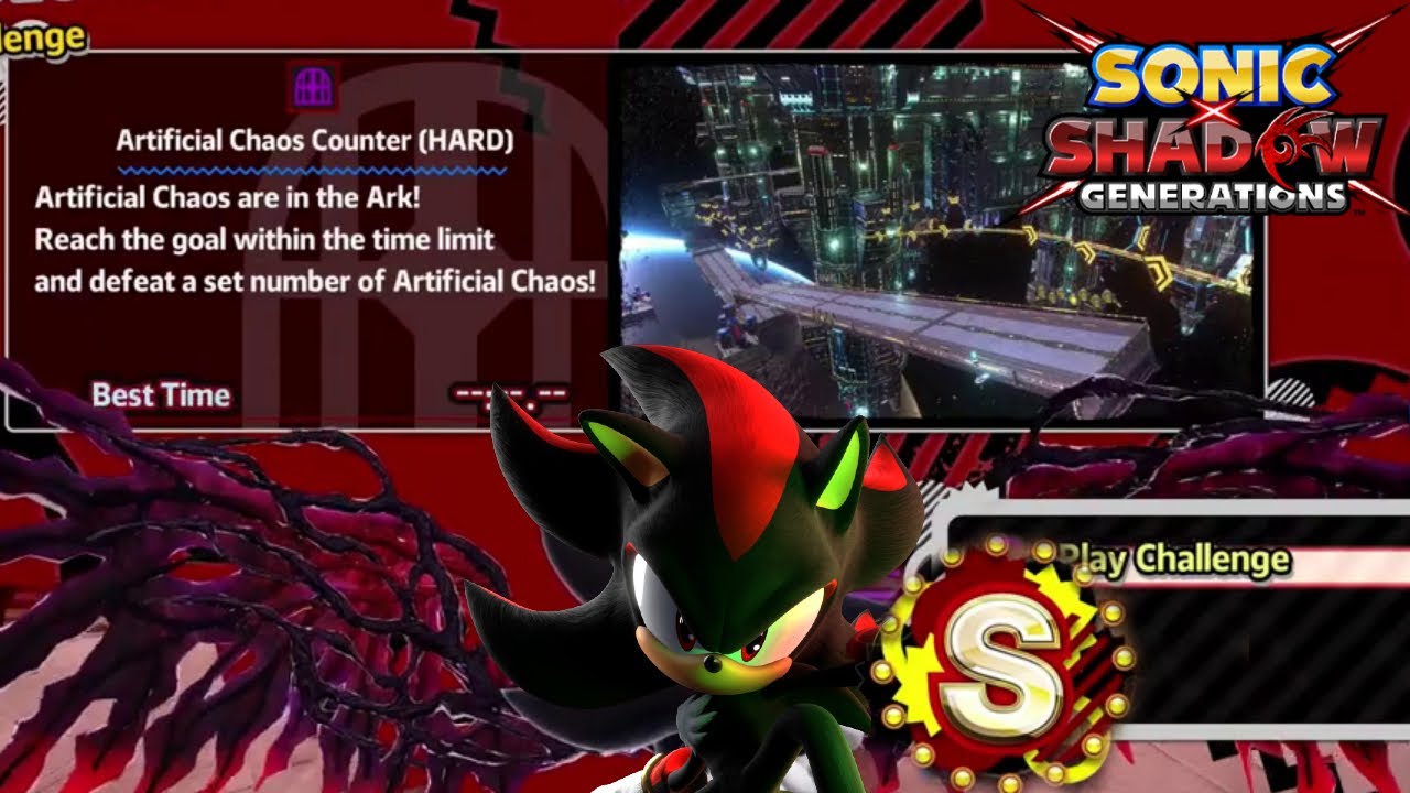 S Rank HARD CHAOS COUNTER Challenge! Sonic X Shadow - YouTube