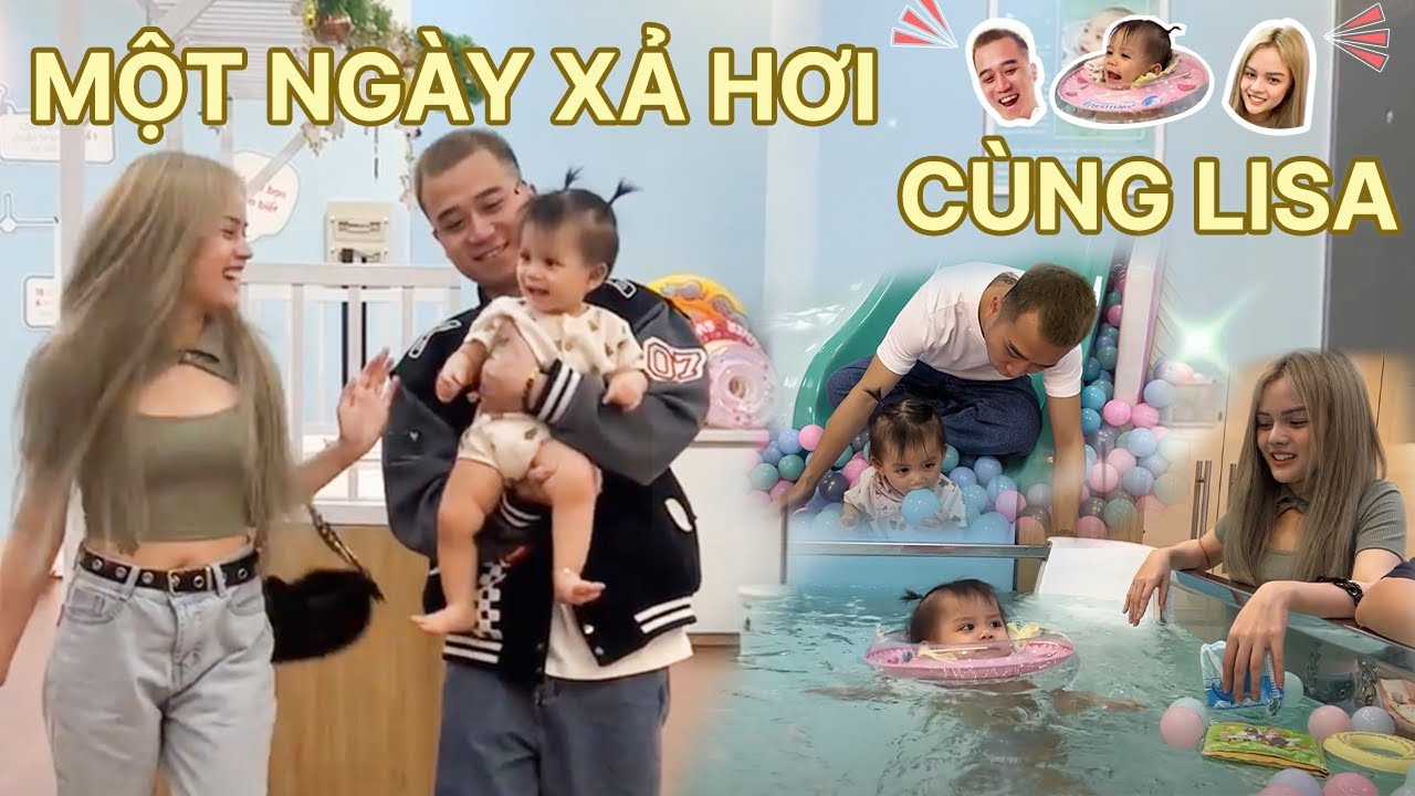 Một ngày xả hơi cùng con: Chơi nhà bóng, bơi thủy liệu vui quá xá ...