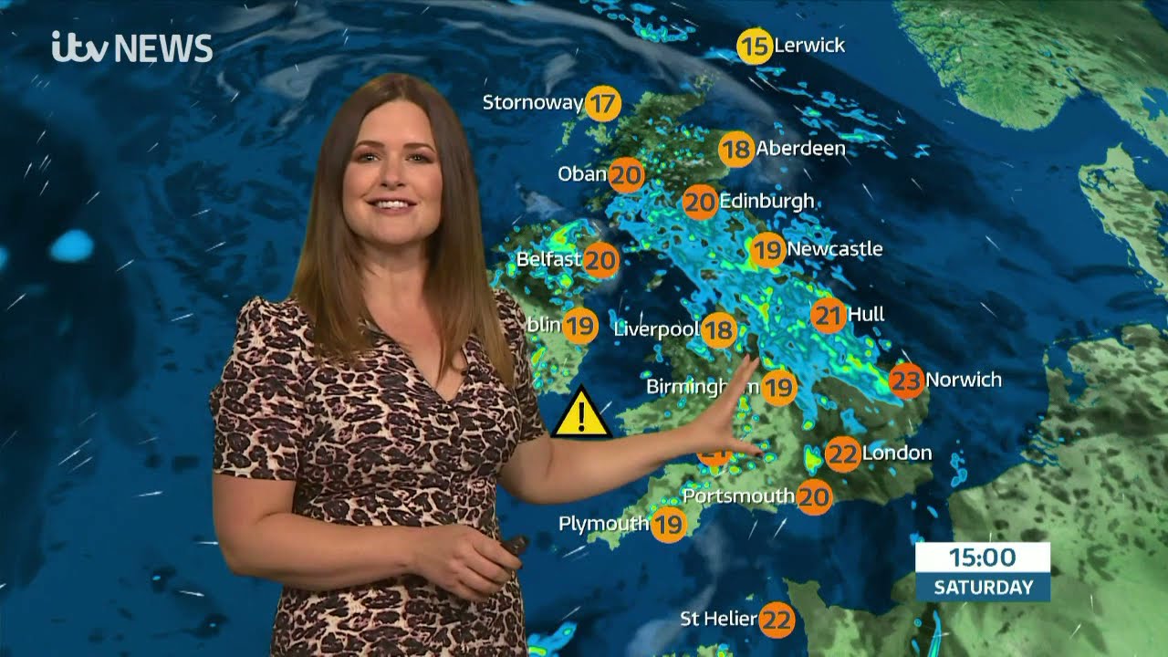 Amanda Houston - ITV Weather 20th Auguat 2021 - YouTube