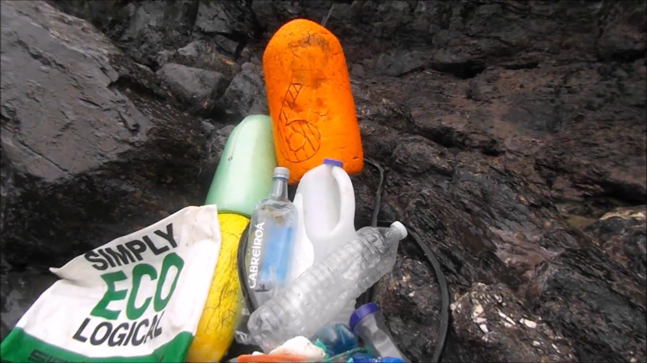Exploring Cornwall SEA CAVES for PLASTIC POLLUTION! - YouTube