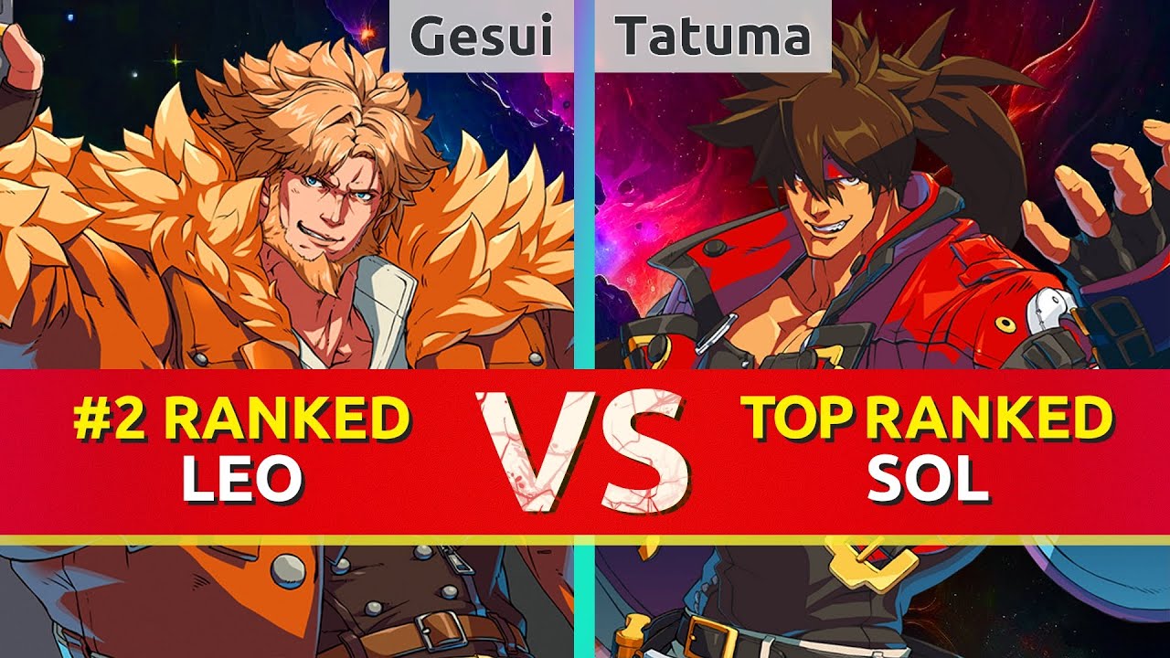 GGST Gesui (#2 Ranked Leo) vs Tatuma (TOP Ranked Sol). High Level ...