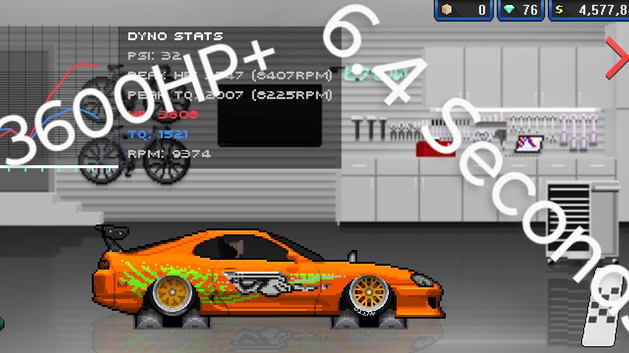 Sub 6.5 Second 3600Hp Supra Build (Pixel Car Racer) - YouTube