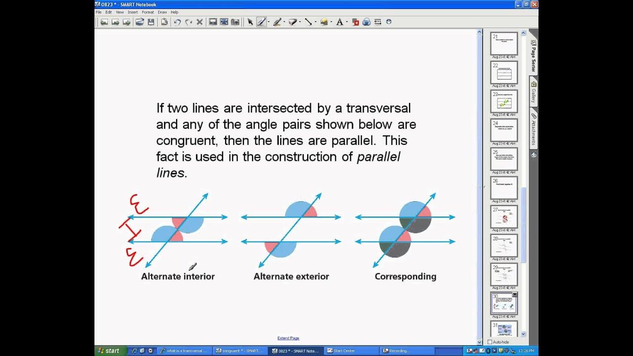 Transversals - YouTube