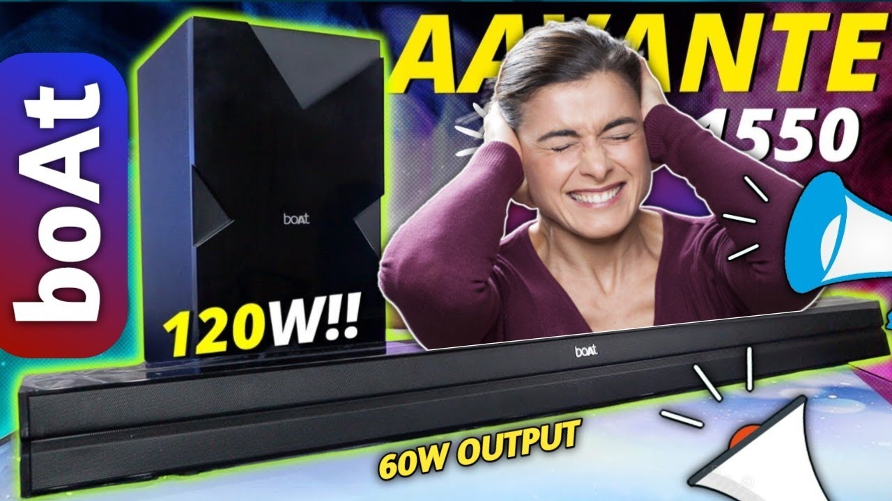 BoAt Aavante 1550 120W SoundBar at ₹5800/- 🔥 | BoAt vs Samsung | BoAt ...