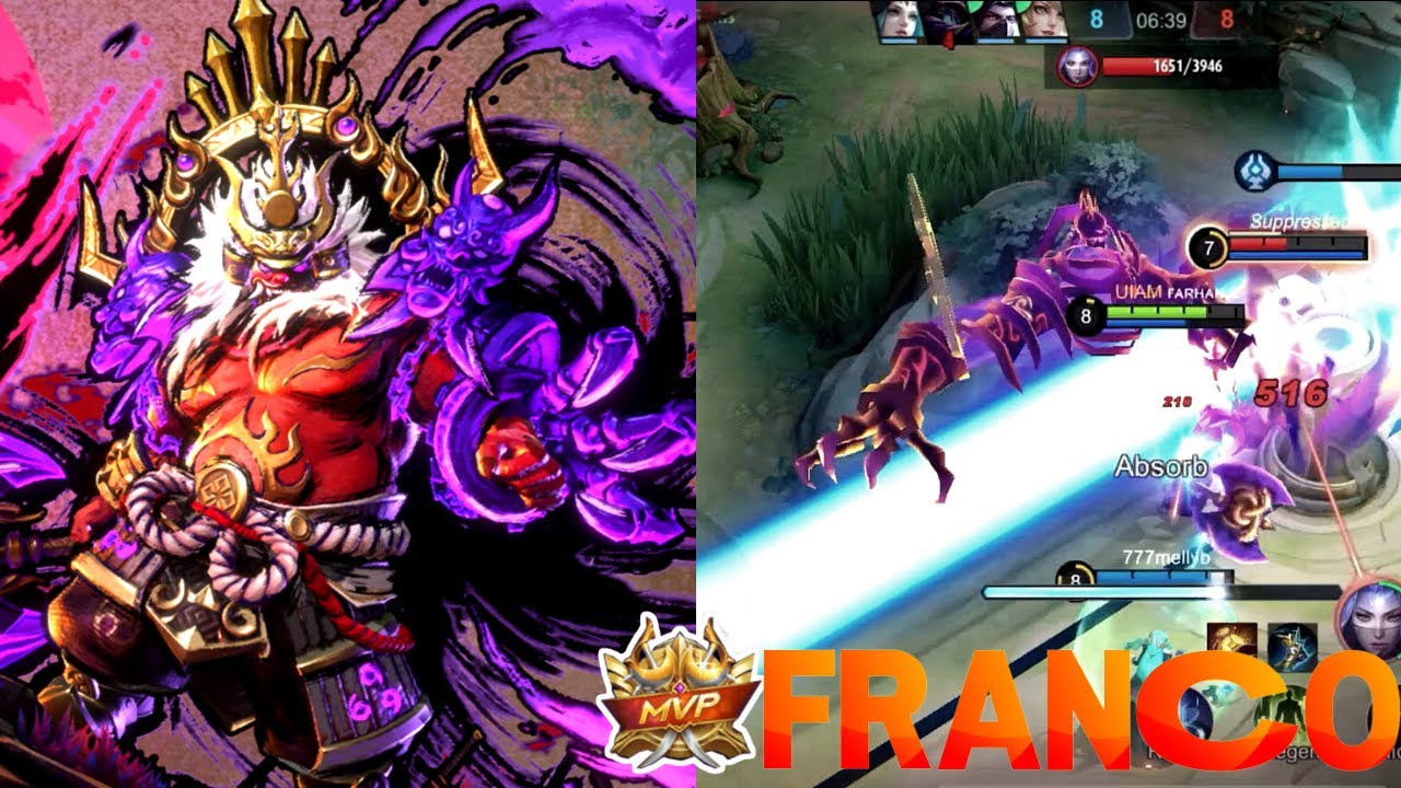 NEW SKIN FRANCO KING OF HELL !!! MVP Points FRANCO - BEST BUILD - YouTube