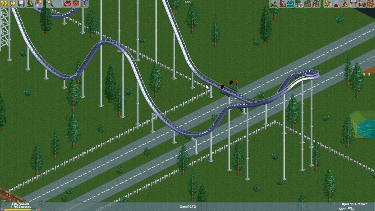 OpenRCT2 - VJ's Scenario Pack - Walton Park Year 1 - YouTube