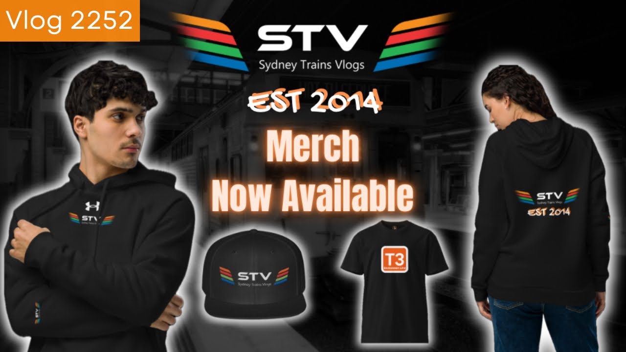 Sydney Trains Vlog 2252: Merch Now Available - YouTube