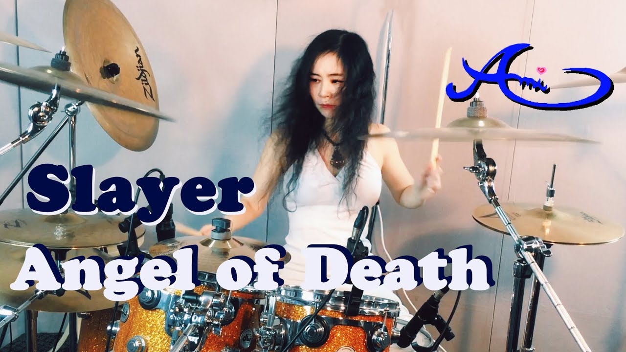 Slayer - Angel of Death drum cover by Ami Kim (#22) - YouTube