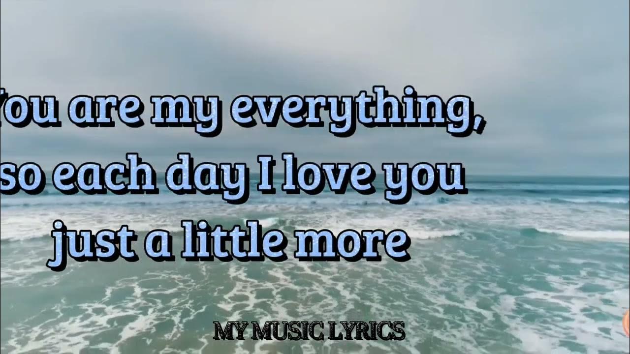Calloway - You Are My Everything (lyrics) - YouTube