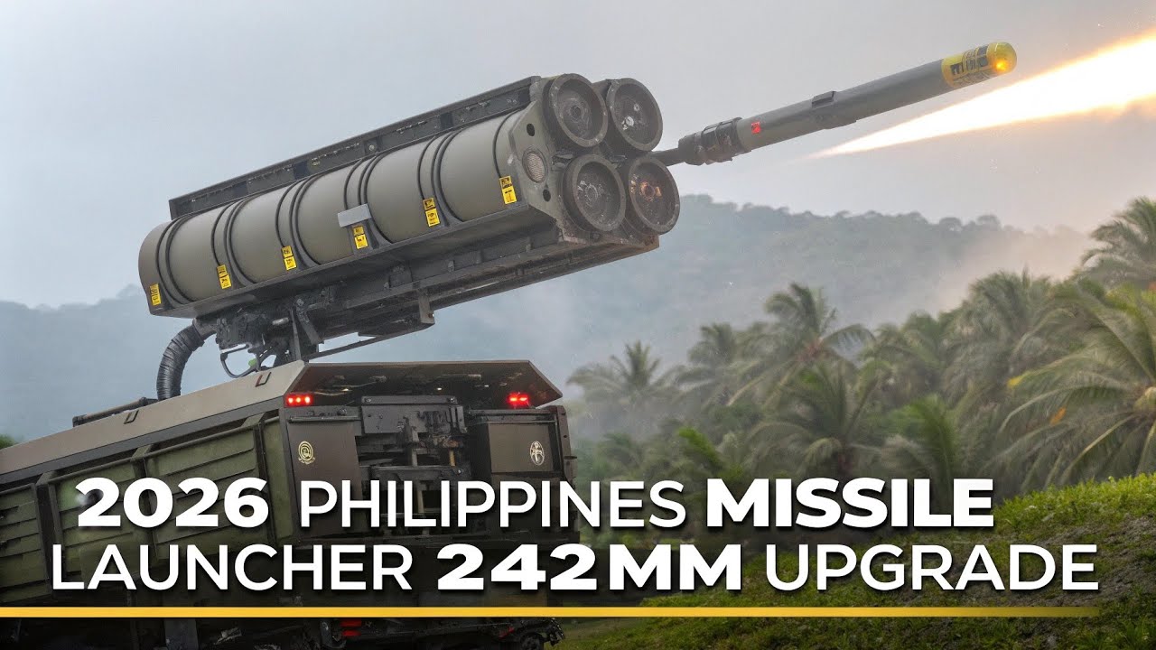 "BREAKING: Philippines Unveils New 242mm Missile Launcher in 2026 –A ...