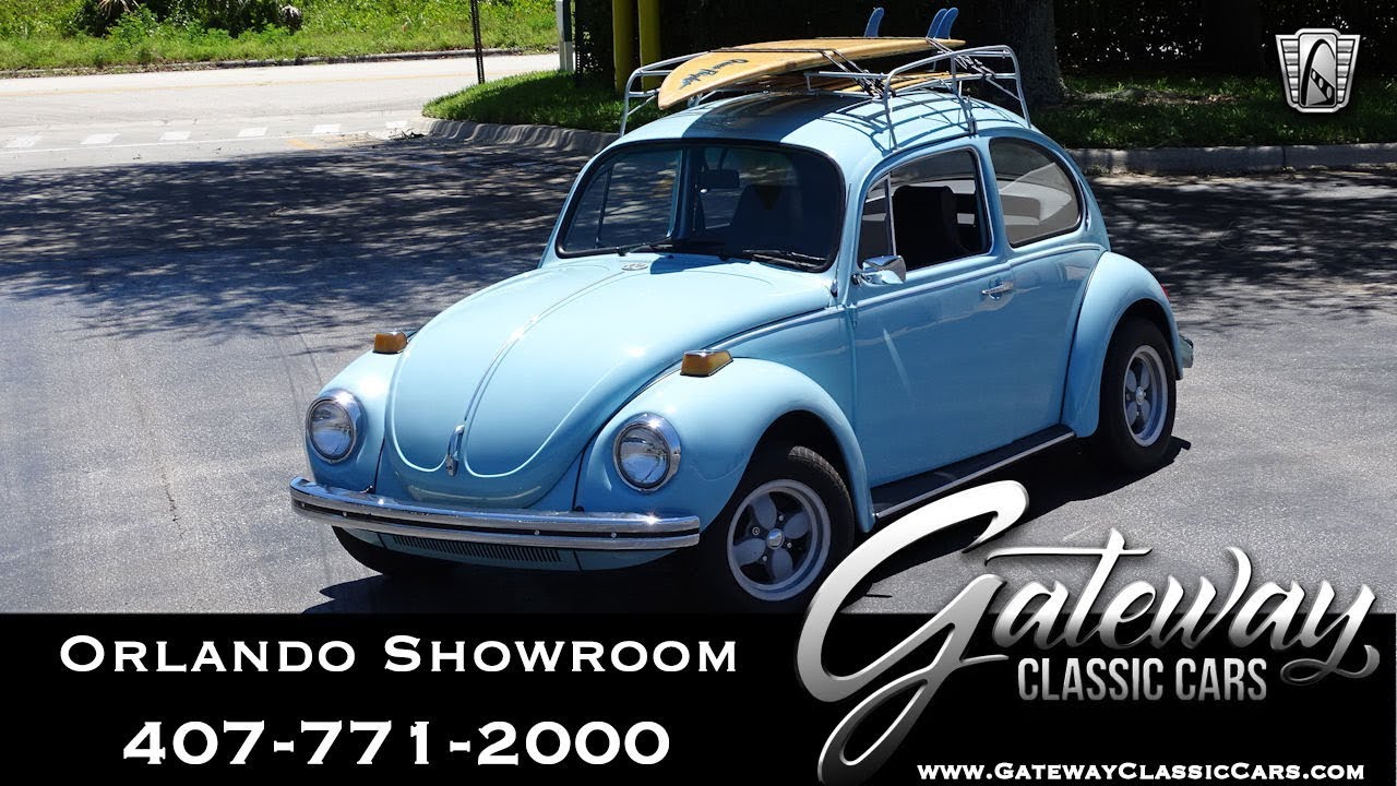 1971 Volkswagen Beetle Gateway Classic Cars Orlando #1434 - YouTube