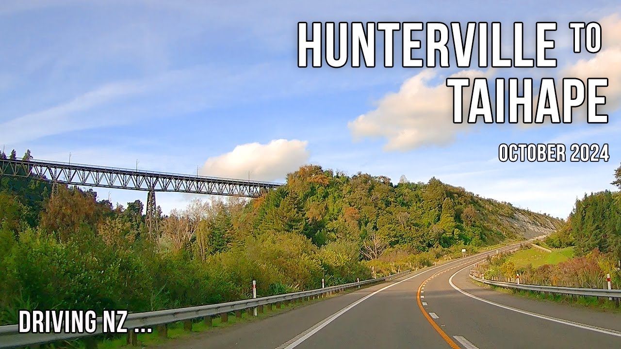 Driving New Zealand: Hunterville to Taihape | Scenic drive | 4K - YouTube