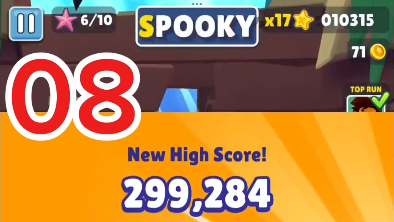 Subway Surfers [SPOOKY] Word Hunt Complete New Highscore - YouTube