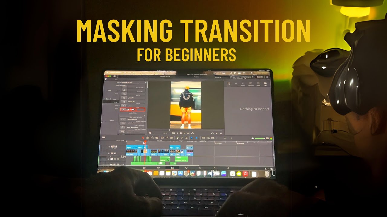 'Laptop Flip' Masking Transition Effect - YouTube