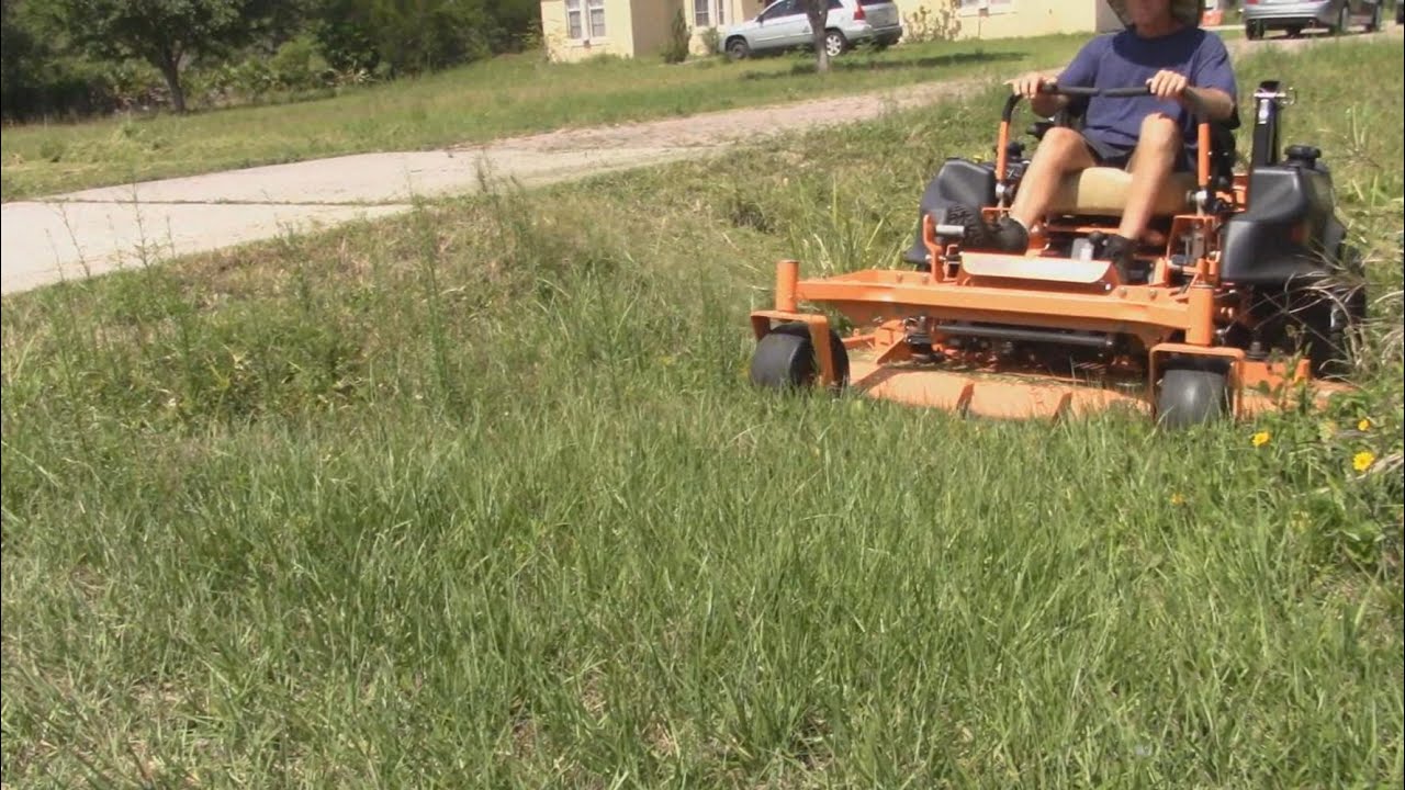 Mowing ditches, Lots of them! - Epic length! - YouTube