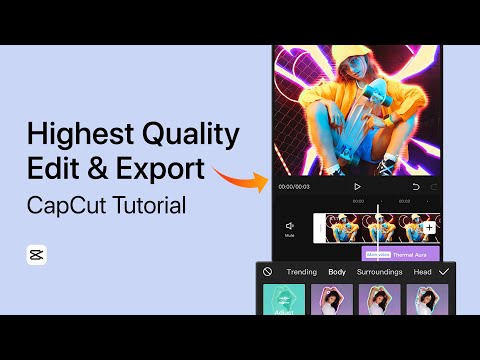 Get Highest Video Quality in CapCut - Edit & Export Tutorial - YouTube