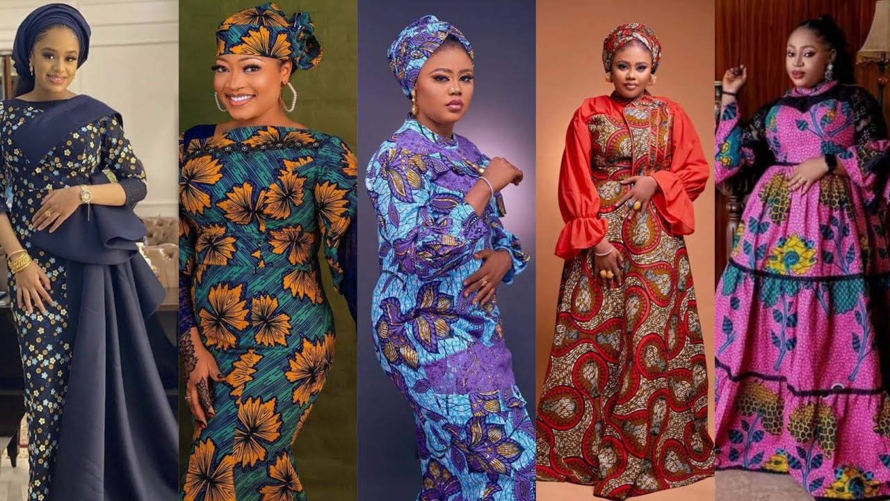 Mishono ya Vitenge Ankara laces styles african outfits asoebi new ...