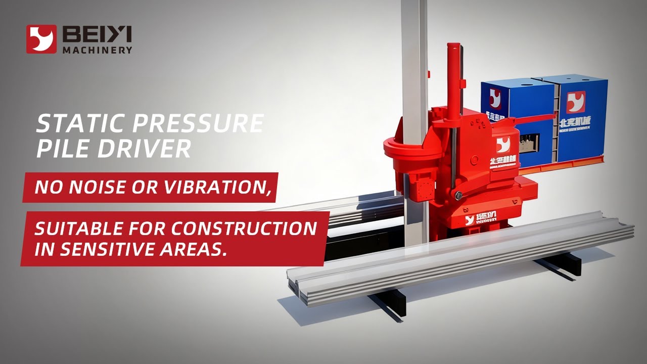 How a Silent Static Press-In Pile Driver Works – Green Foundation ...