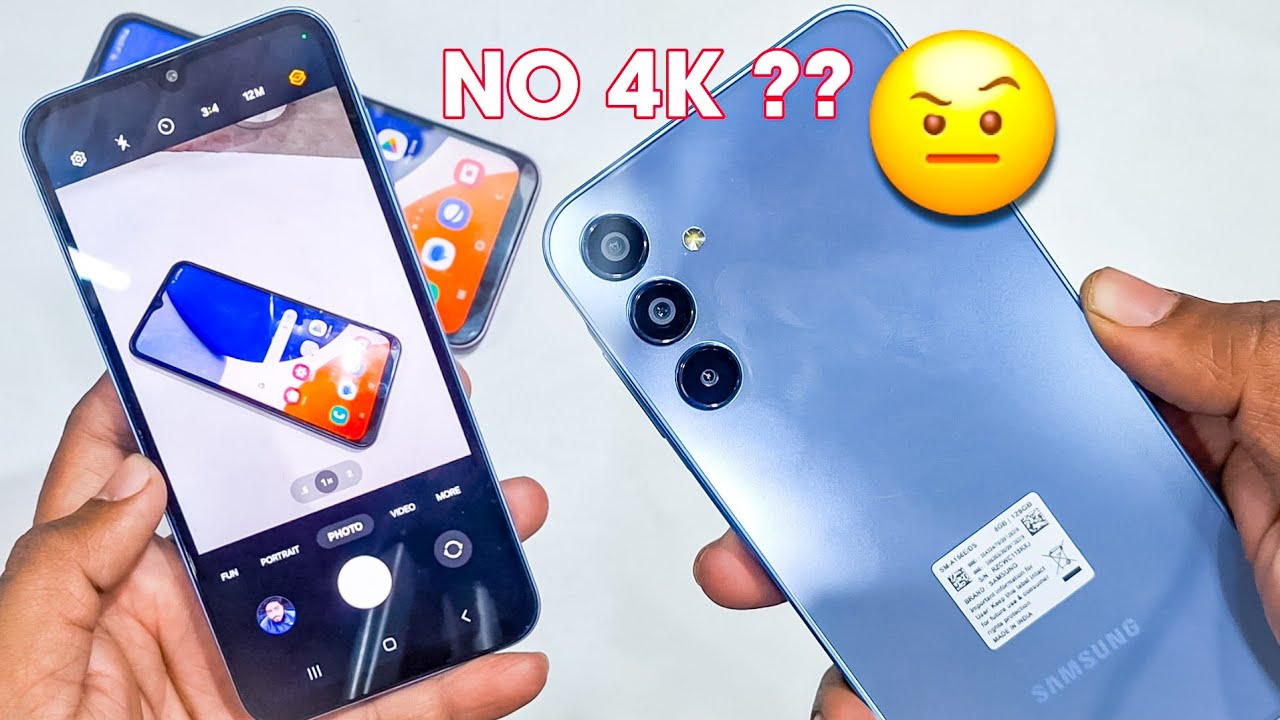 Samsung A15 5G Camera Ui Review !! No 4K Option Under 20K !! - YouTube