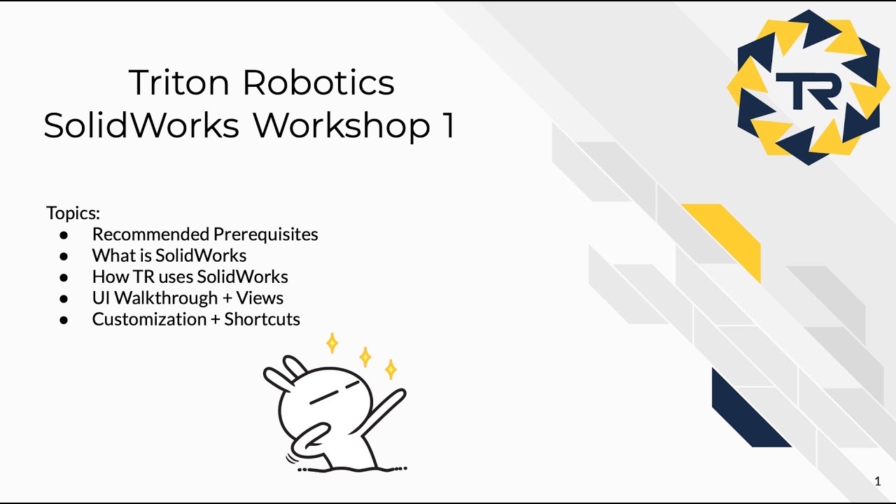 TR Intro to SolidWorks - YouTube