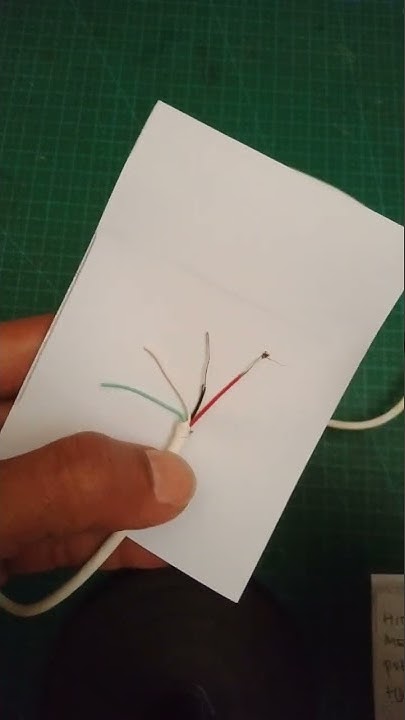 Cara mengetahui kabel Positif dan negatif pada kabel charger hp - YouTube