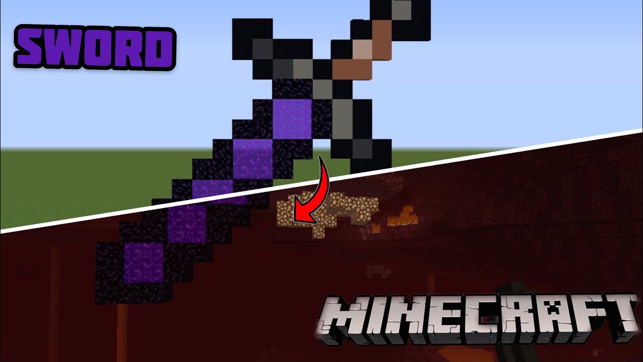 How to Make a Nether Sword Portal in Minecraft. - YouTube