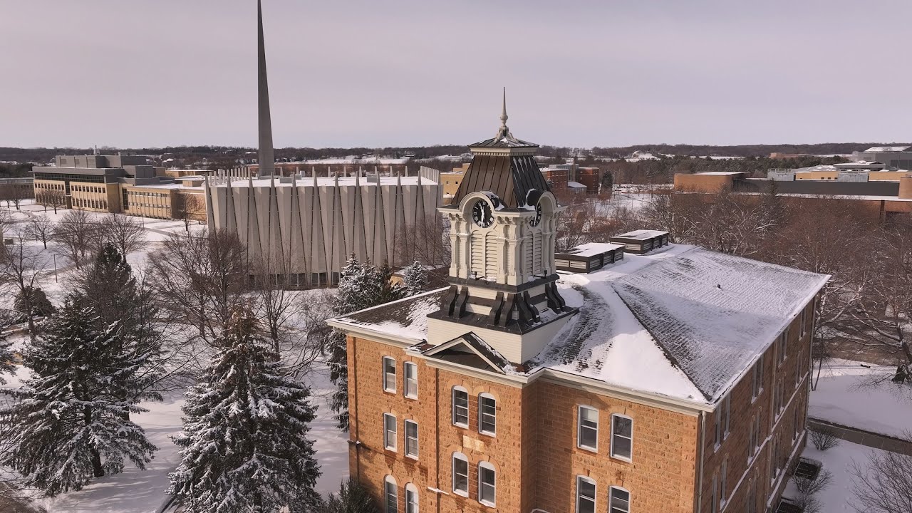 St. Peter, Minnesota, Gustavus Adolphus College snow - 12/20/2024 - YouTube