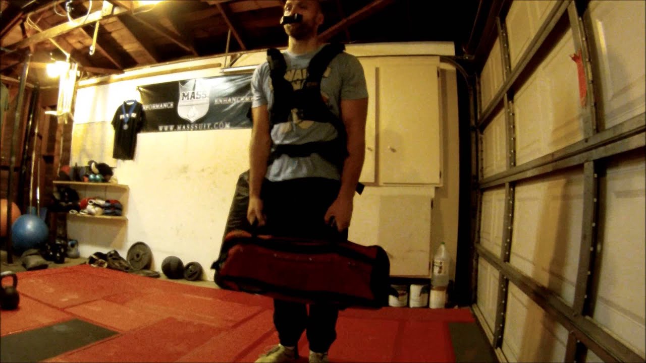 Leg Day Circuit #2 with Bas Rutten O2 Trainer and Mass Suit -- Garage ...