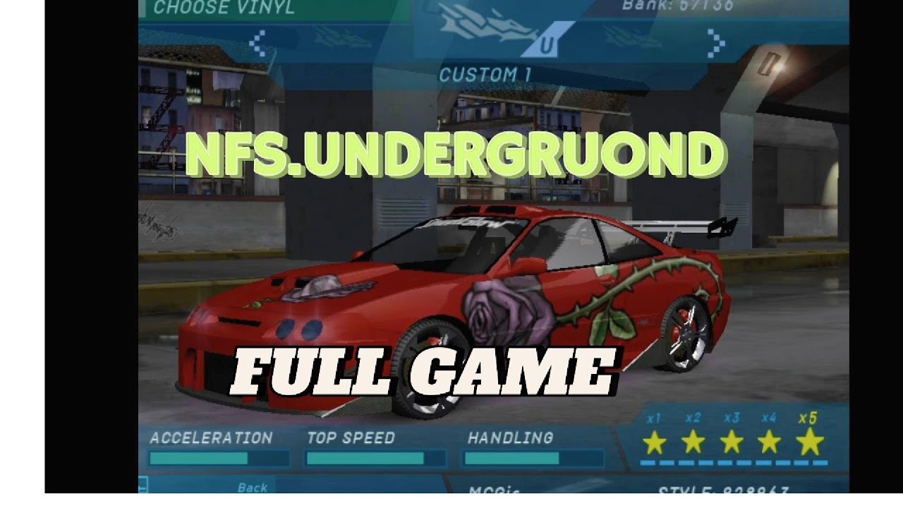 NFS.UNDERGROUND GAMEPLAY PART2(FINAL) 1080p hd - YouTube