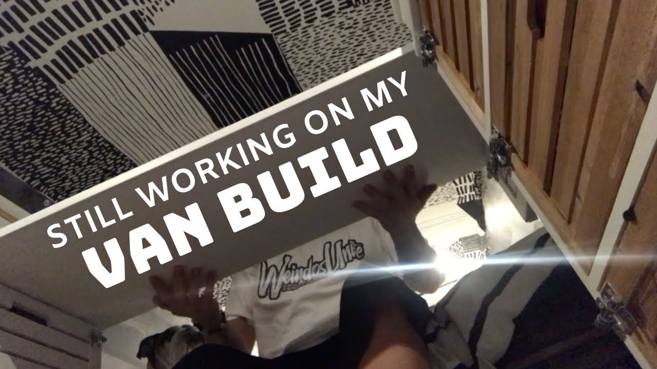 Turning My Van Into A Creative Work Space | Van Build Continues - YouTube