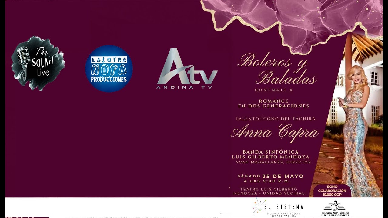 Boleros y baladas: Romance en dos generaciones homenaje a Anna Capra ...