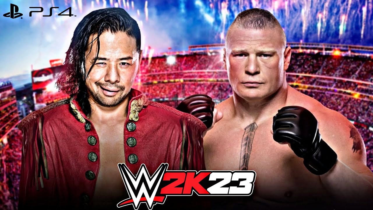 Shinsuke Nakamura Vs Brock Lesnar || WWE 2K23 || PS4 Full HD Gameplay # ...