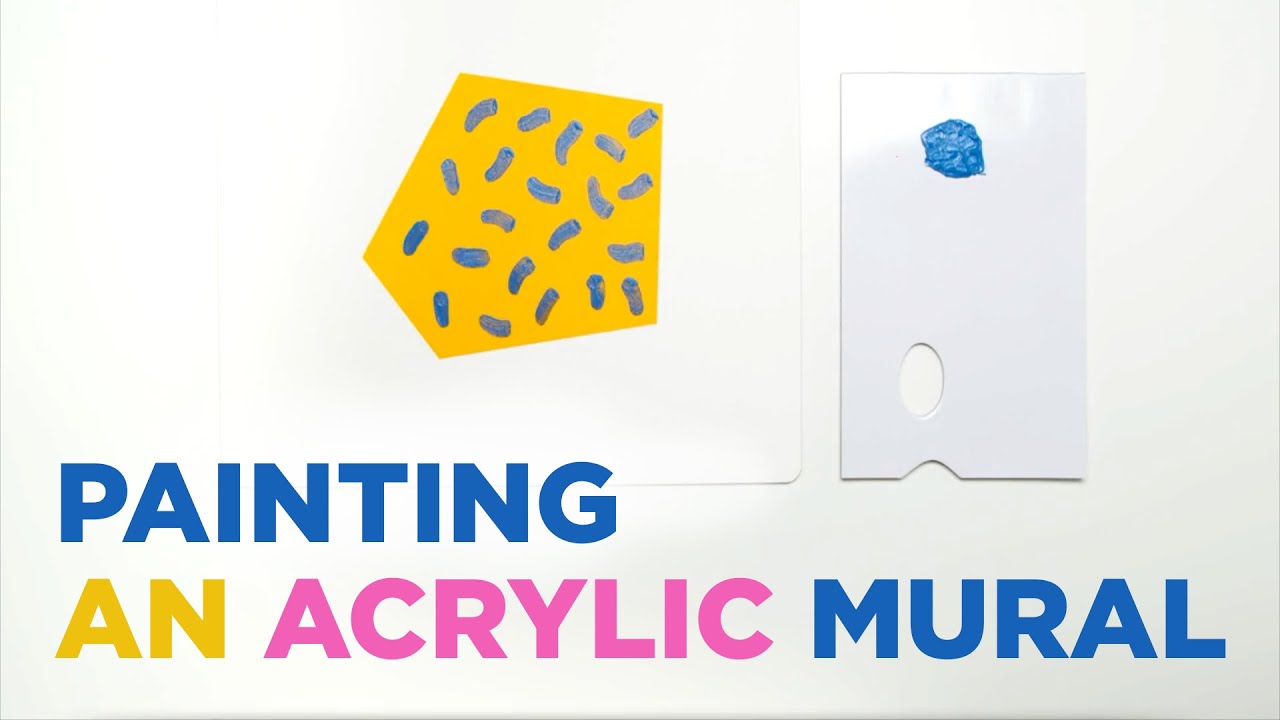 Tutorial : Painting an Acrylic Mural - YouTube