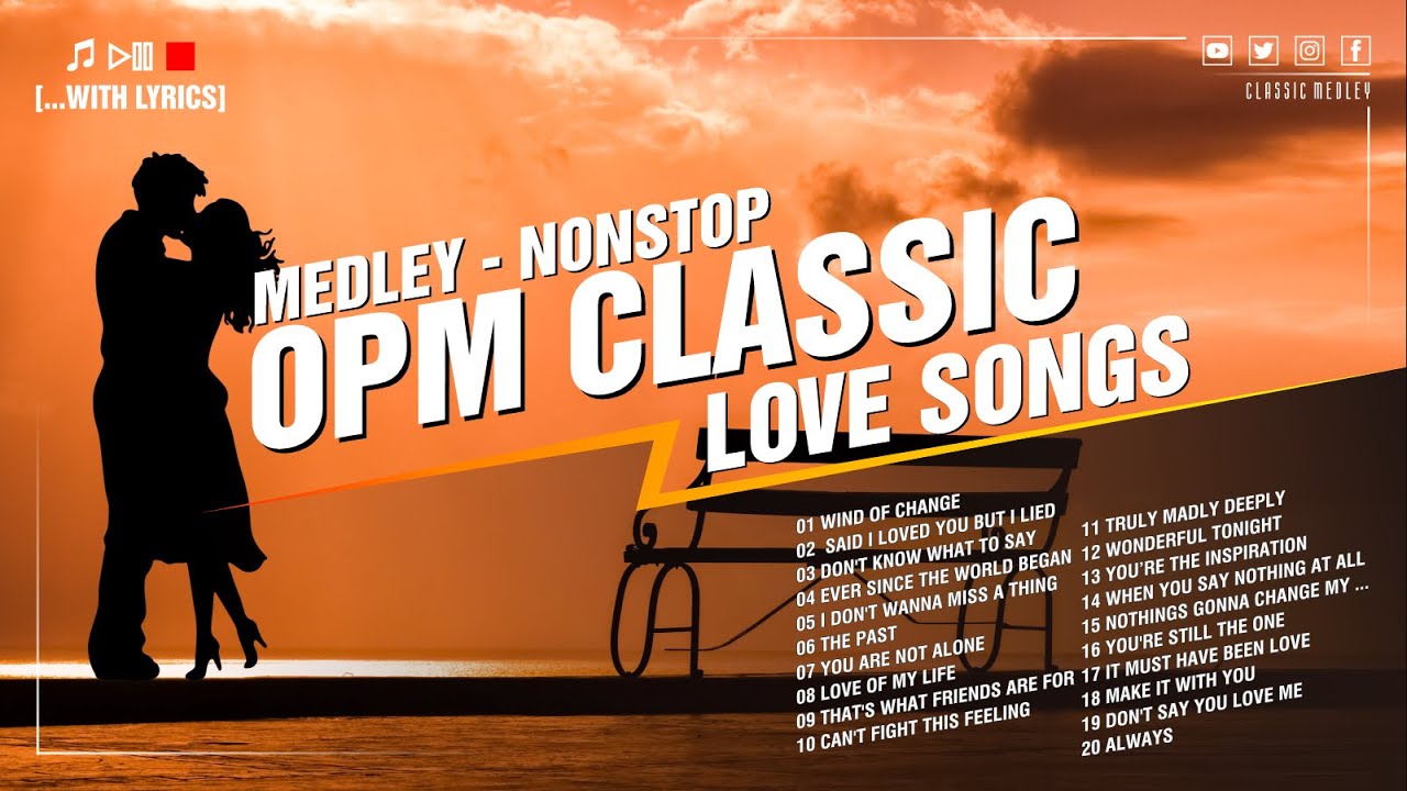 Classic Love songs Medley Nonstop🌹Love melodies help you recover from ...