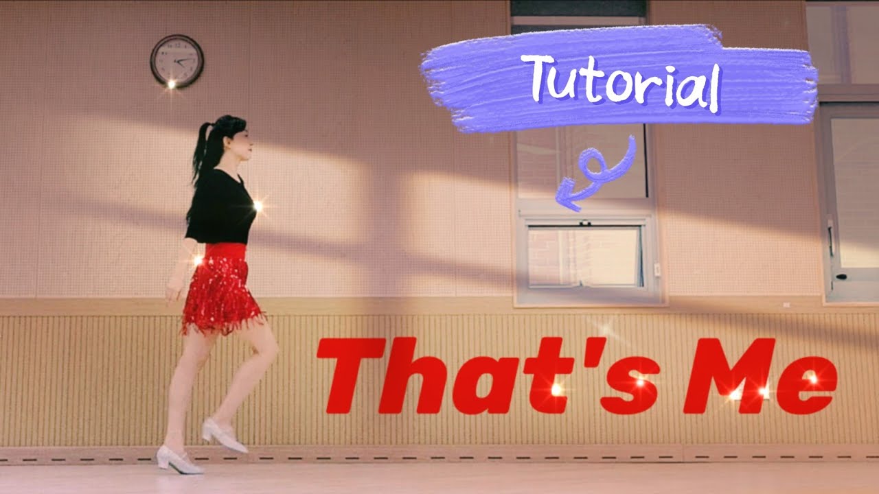 스텝 설명 That's Me linedance Tutorial 댓츠 미 - YouTube