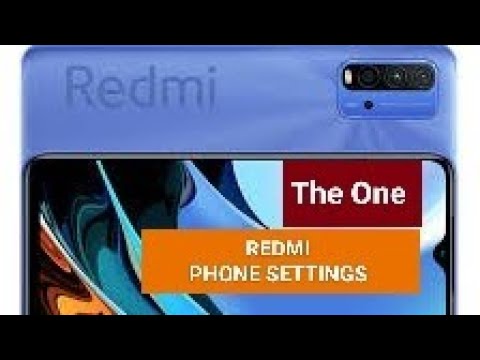 REDMI PHONE SETTINGS ( THE ONE ANTI THEFT APPLICATION) - YouTube
