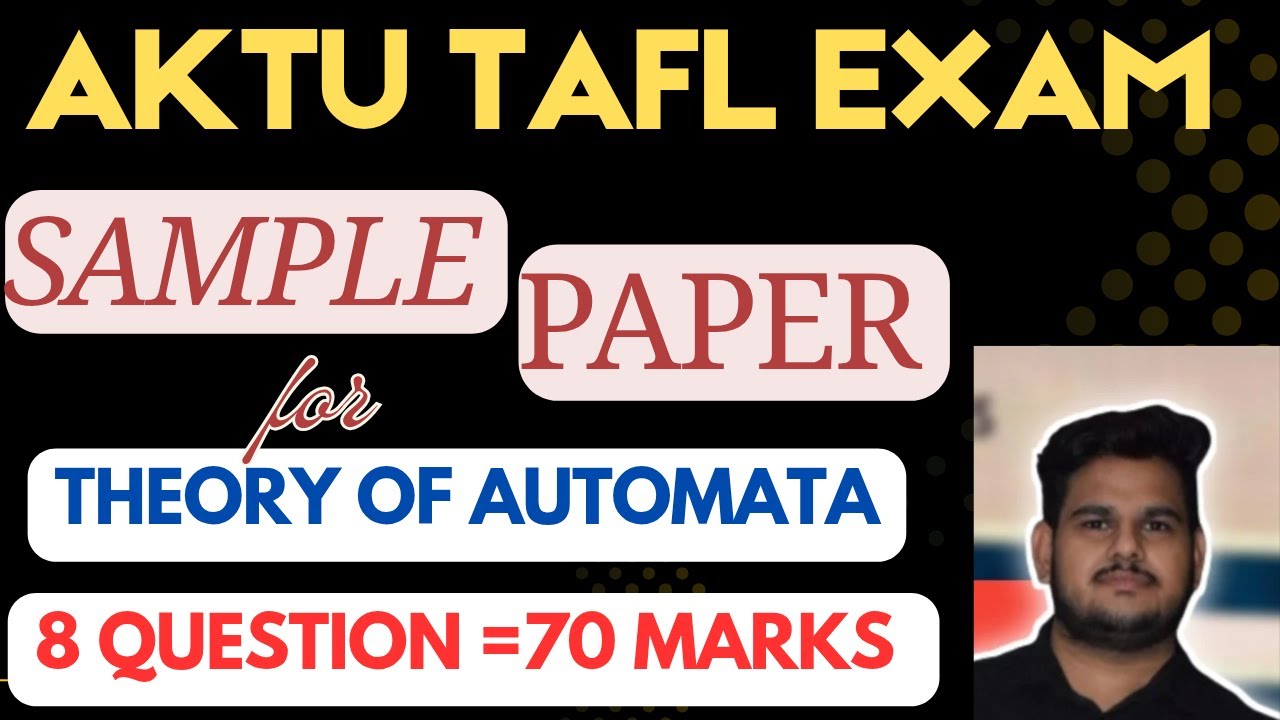Theory Of Automata and formal languages AKTU Sample Paper | TAFL Most ...
