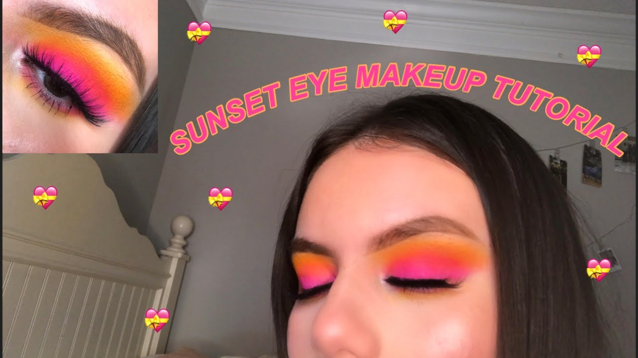 Sunset Eye Makeup Tutorial | sofia galvez - YouTube