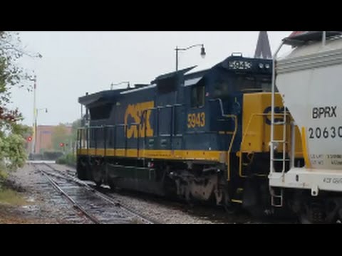 [CSX]5943 B20-8 Heads Back To Milan Yard With A Nice Tuned K5LA Screaming Through Fay NC Part 2 ...