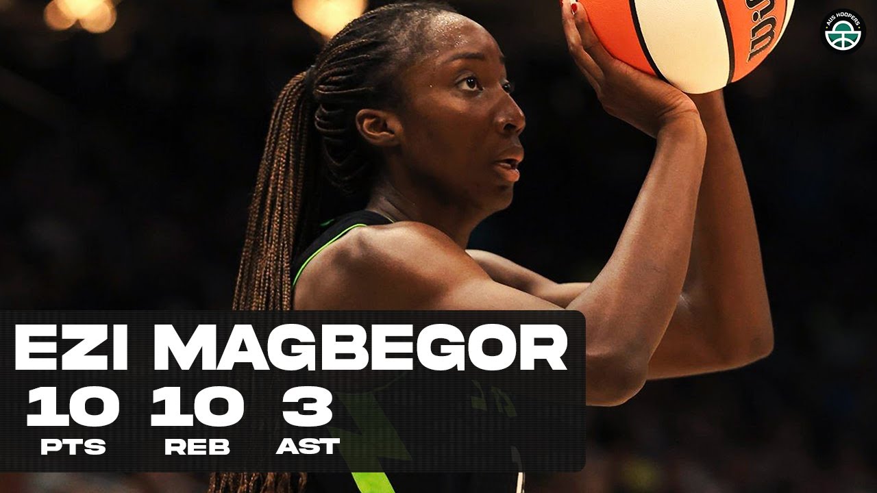 EZI MAGBEGOR DROPS 10PTS & 10REB vs ACES (FULL HIGHLIGHTS) - YouTube
