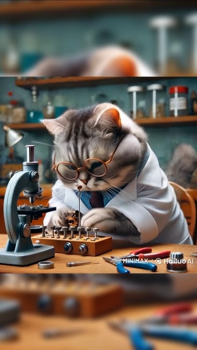 Dr.Whiskers’ hardwork leads to pawsome success!🏆 #catslover #aiart#ai# ...